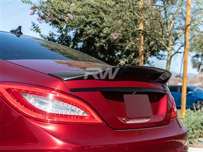 RW Carbon Mercedes W218 Carbon Fiber Renn Style Trunk Spoiler mercw218 ...