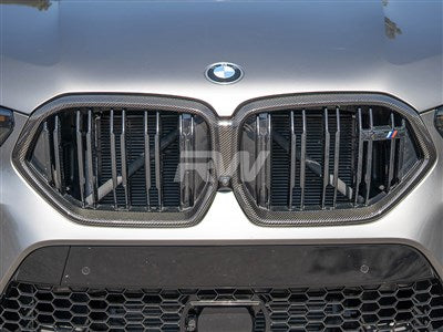 RW Carbon BMW G06 X6 F96 X6M Carbon Fiber Grille Surrounds bmwg06007 ...