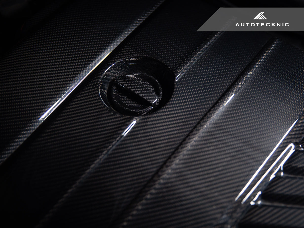 AUTOTECKNIC DRY CARBON COMPETITION OIL CAP COVER - A90 SUPRA 2020-UP T ...