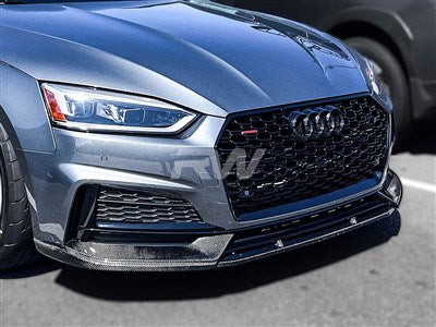 RW Carbon Audi A5 S5 Carbon Fiber Front Lip 17-19 audib8004 ...