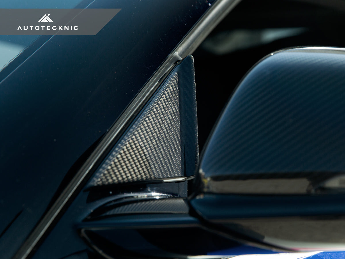 AUTOTECKNIC VERSION III DRY CARBON SIDE MIRROR WIND DEFLECTOR SET - A9 ...
