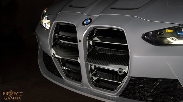 Project Gamma BMW M3 | M4 (G80/G82) G8X CARBON FIBER GT3 GRILLS ...