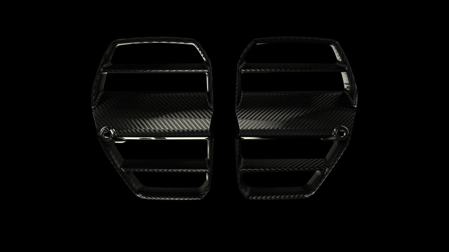 Project Gamma BMW M3 | M4 (G80/G82) G8X CARBON FIBER GT3 GRILLS ...
